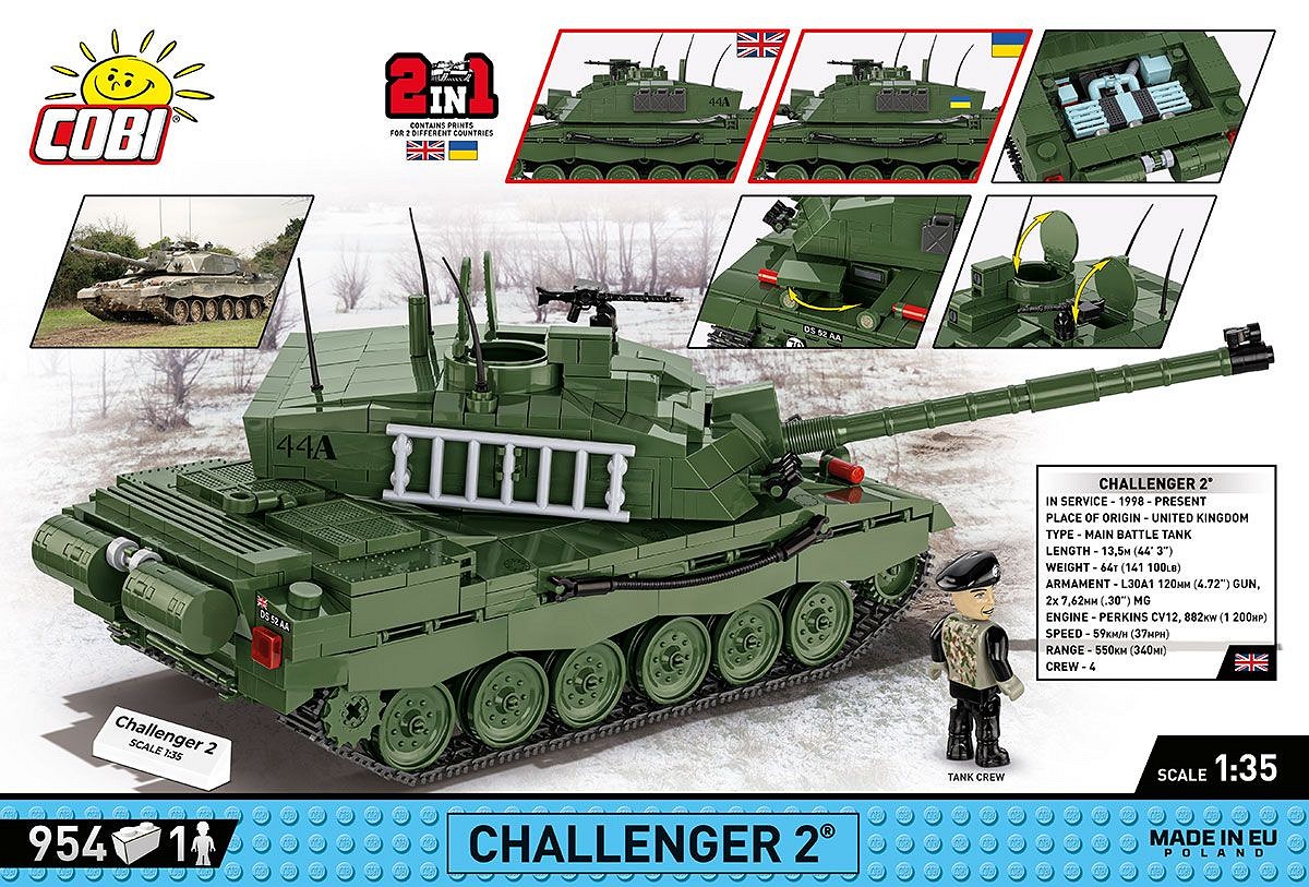 Challenger 2 / Czołgi i pojazdy / Militaria w sklepie cobi.pl